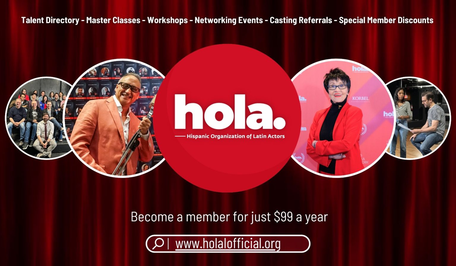 Registration - HOLA - Hispanic Organization of Latin Actors